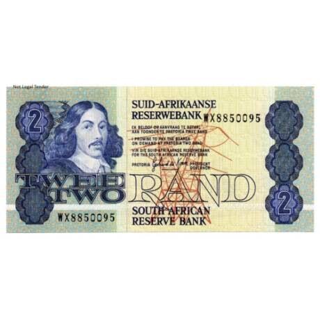 1989 Two Rand (R2) Note G. De Kock – Replacement Note – UNC – ID 3504 ...