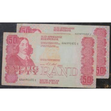 SA Reserve Bank Notes - Vintage Treasures